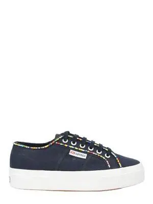 Superga Low-top Sneakers With Appliqués - Blue
