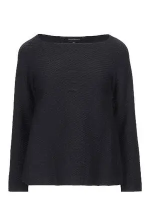 Emporio Armani Knitted Lightweight Sweater - Black