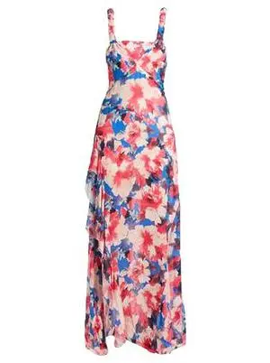 Patrizia Pepe Maxi Viscose Dress - Pink
