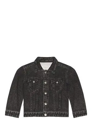 Rag & Bone Mini Miramar Trucker Jacket - Faded Black