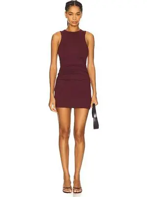 Eterne Carrie Mini Dress - Oxblood