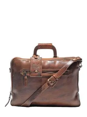 Will Leather Goods The Continental Leather Briefcase - Cognac