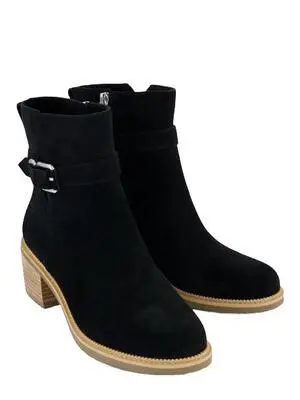 Toms Hailey Buckle Bootie Black