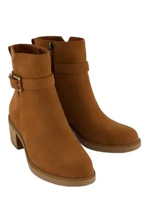 Toms Hailey Buckle Bootie Brown