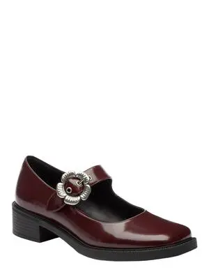 COACH Tea Rose Mary Jane - Merlot
