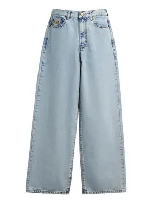 COACH Skater Jeans In Organic Cotton - Light Blue/denim