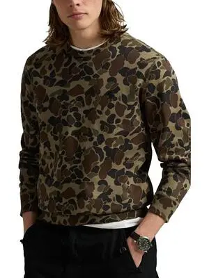 Polo Ralph Lauren Double-Knit Camo Sweatshirt Outdoorsman Camo