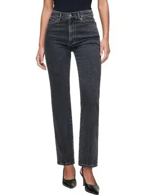 DL1961 Halle Straight High-Waist Instasculpt Jeans
