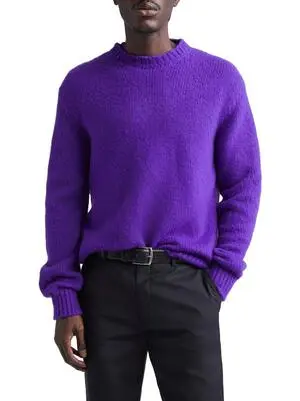 TOM FORD Cashmere Crewneck Sweater Gv590 Electric Purple
