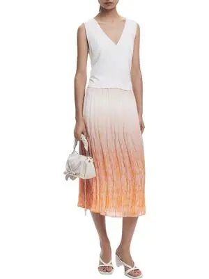 Desigual Sleeveless Maxi Dress - Orange