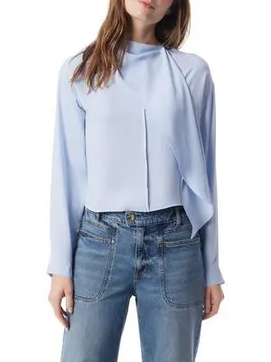 DO BY DEE OCLEPPO Soraya Scarf Neck Top - Brunnera Blue