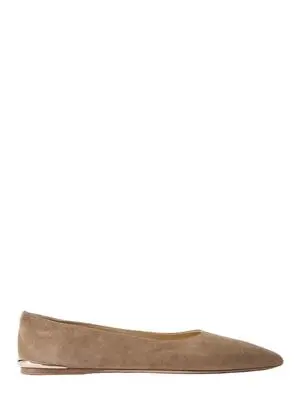 GABRIELA HEARST Fleur Suede Ballet Flats