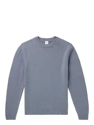 Eleventy Slim-fit Wool Sweater - Blue