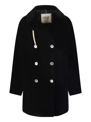 CAMPLIN Double-breasted Coat - Black