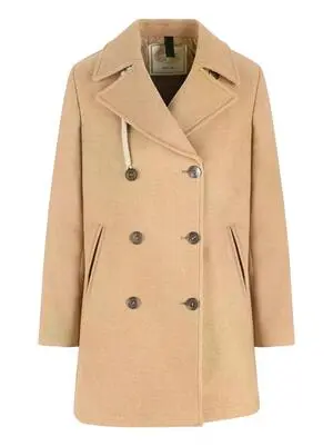CAMPLIN Double-breasted Coat - Brown