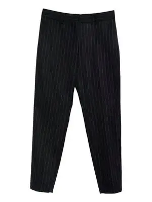 Barena Venezia Pinstripe Wool Trousers - Blue