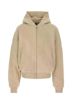 ENTIRE STUDIOS Zip-up Cotton Hoodie - Neutrals