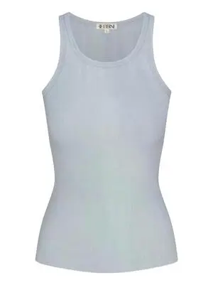 Eterne Ribbed Tank Top - Blue