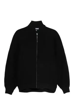 Jacquemus Zip-up Bomber Jacket - Black