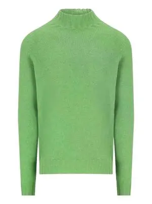 Tagliatore High-neck Cashmere Sweater - Green