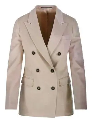 Tagliatore Buttoned Double-breasted Jacket - Neutrals
