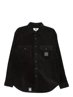 CHOCOOLATE Logo-patch Shirt Jacket - Black
