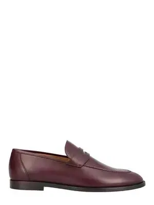 LORO PIANA Leather Penny Loafers