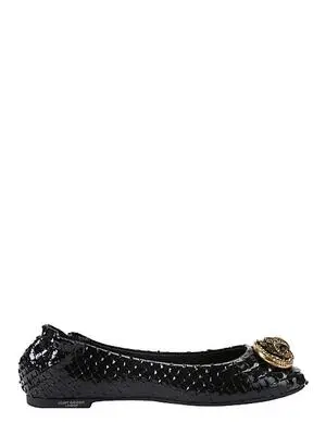 Kurt Geiger Chelsea Leather Ballet Flats - Black