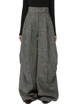 Max Mara Pleated Trousers - Black
