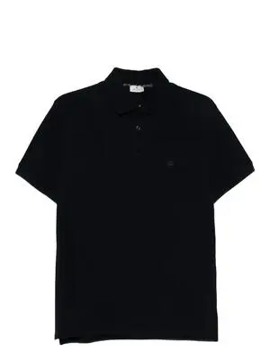 Etro Logo-embroidered Polo Shirt Blue
