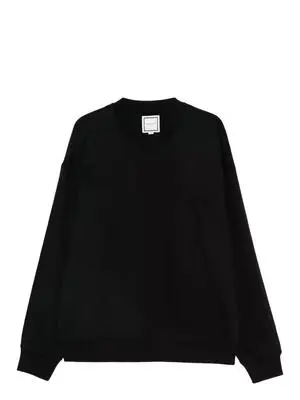 WOOYOUNGMI Long-sleeved Sweater With Logo Patch - Black