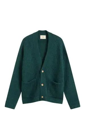 Folk Relaxed Cardigan - Phthalo Green