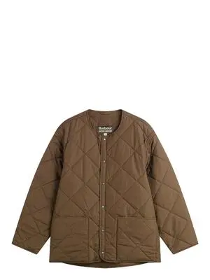 Barbour X Kaptain Sunshine Quilted Liner - Khaki Brown