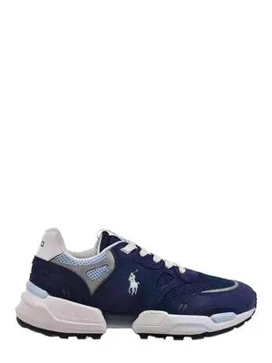 Ralph Lauren Lace-up Suede Sneakers - Blue