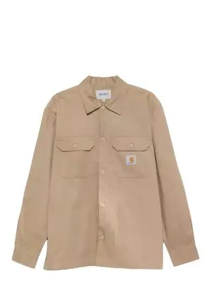 Carhartt Work In Progress Logo-patch Shirt - Neutrals