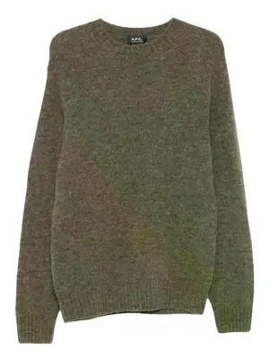 A.p.c. Crew-neck Sweater - Brown