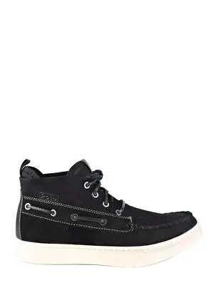 Ralph Lauren Chukka Suede Lace-up Sneakers - Black
