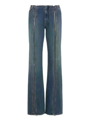 Jean Paul Gaultier Zip-detail Jeans - Blue