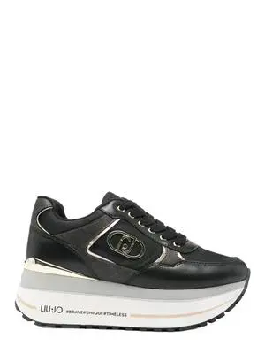 Liu Jo Wonder Plus 01 Platform Sneakers - Black