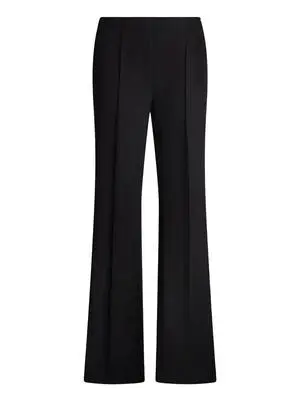 Liu Jo Pleat-front Flared Trousers - Black