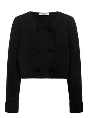 Dorothee Schumacher Sharp Ambition Double-breasted Jacket - Black