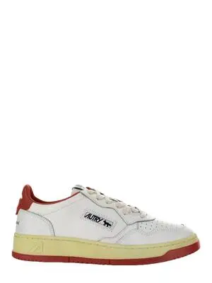 AUTRY Leather Low-top Sneakers - White