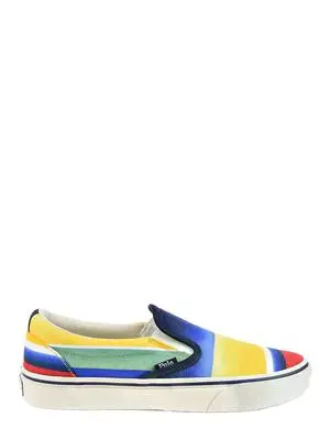 Polo Ralph Lauren Striped Slip-on Sneakers - Yellow