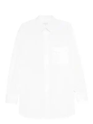 Yohji Yamamoto Chest-pocket Button-down Shirt - White