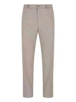 Tagliatore Wool Trousers - Neutrals