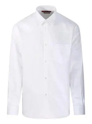 Gucci Chest-pocket Long-sleeve Shirt - White