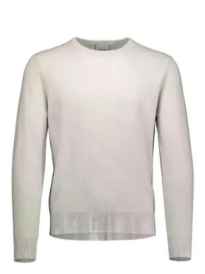 ALLUDE Cashmere Crew-neck Sweater - White