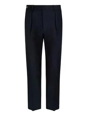 Boglioli Pleated-pocket Trousers - Blue