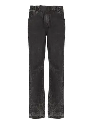 Balmain Straight-fit Jeans - Black