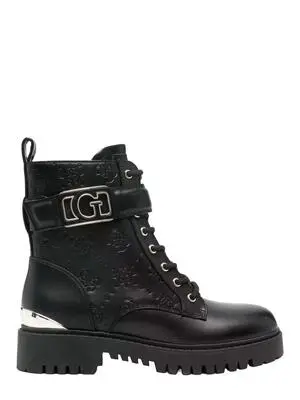 Guess 40mm Oranda 4g Combat Boots - Black